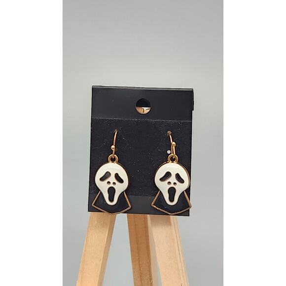 Handmade | Jewelry | Horror Metal Earrings Scream Ghostface Scary Movie ...